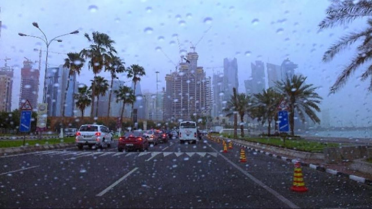 HEAVY RAIN IN DOHA | AFTER LONG TIME CONTINUOUSLY RAINING IN DOHA ...