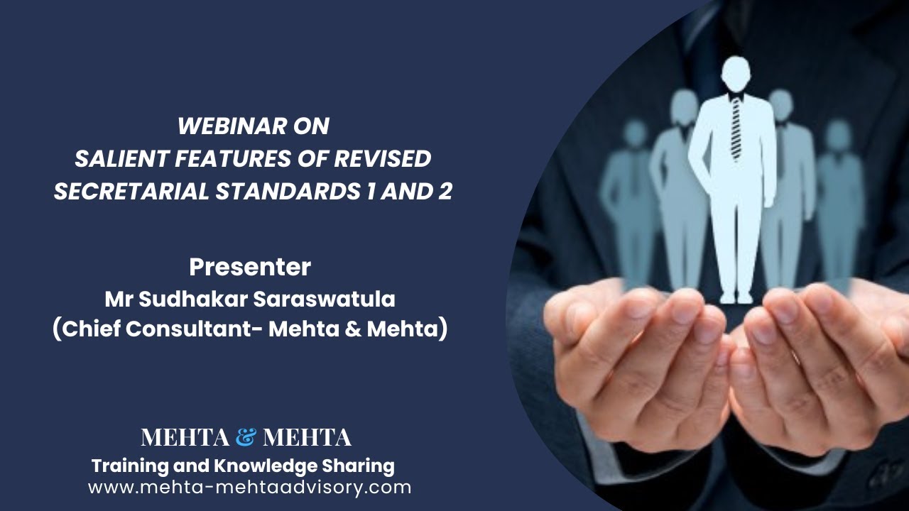 Salient Features Of Revised Secretarial Standards 1 and 2 - YouTube