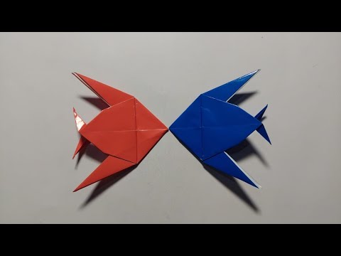 Cara Membuat Ikan Dari Kertas | Origami Ikan | Paper Fish | Easy & Fun ...