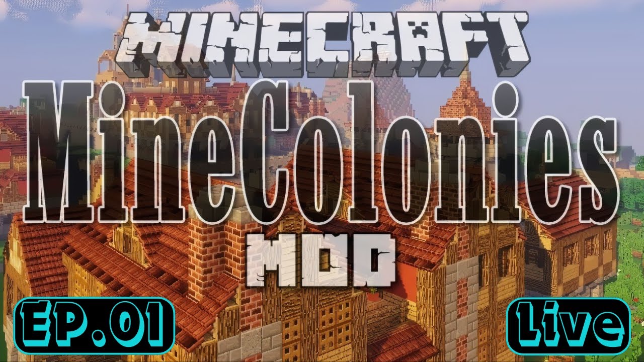 Minecraft MineColonies Mod | Live Ep.01 | YominiiS3 - YouTube