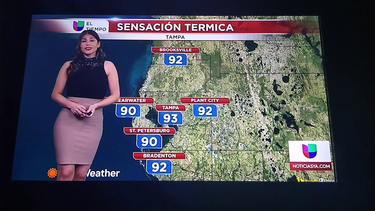 Lucy Rojas Sexy Legs OutFit El Tempo - YouTube