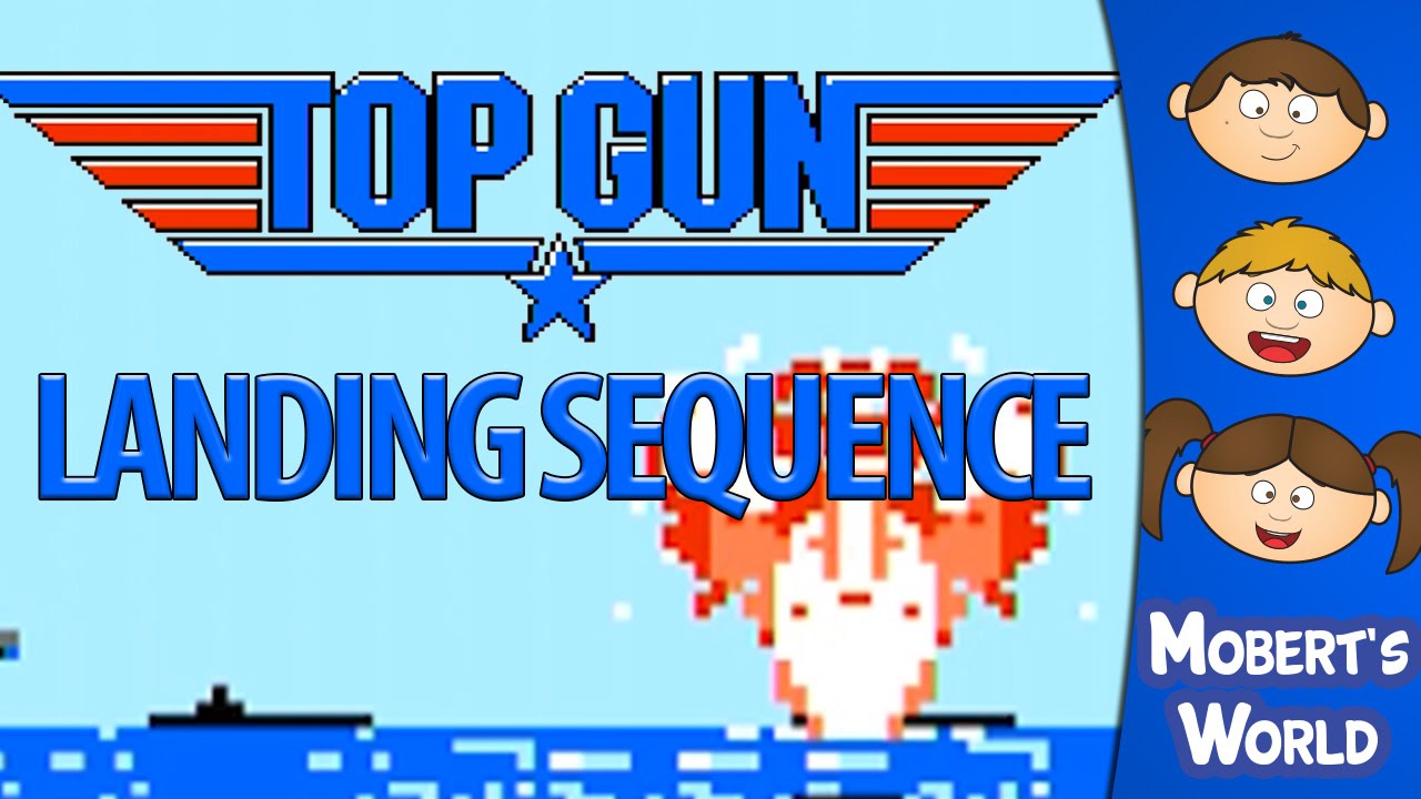 Landing a Plane in Top Gun NES - Fly? Yes. Land? No. - Top Gun Landing ...