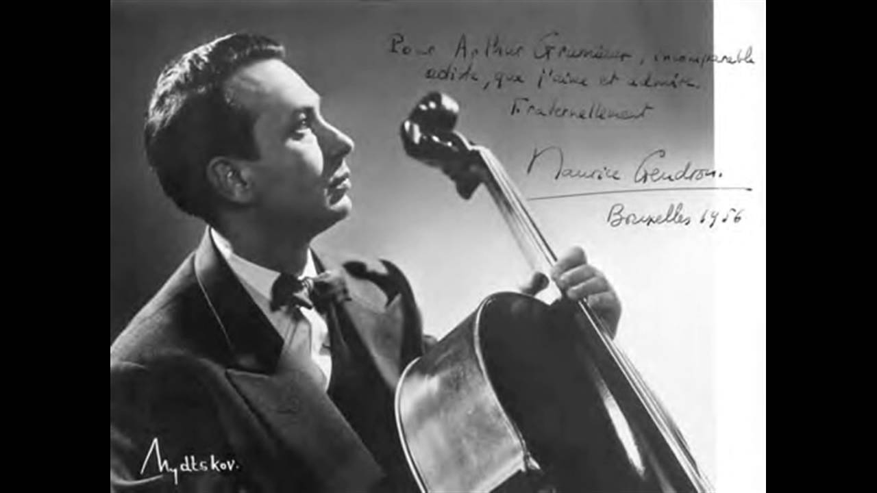 Maurice Marechal - Lalo : Cello Concerto d-moll - Finale (1932) 再復刻 ...