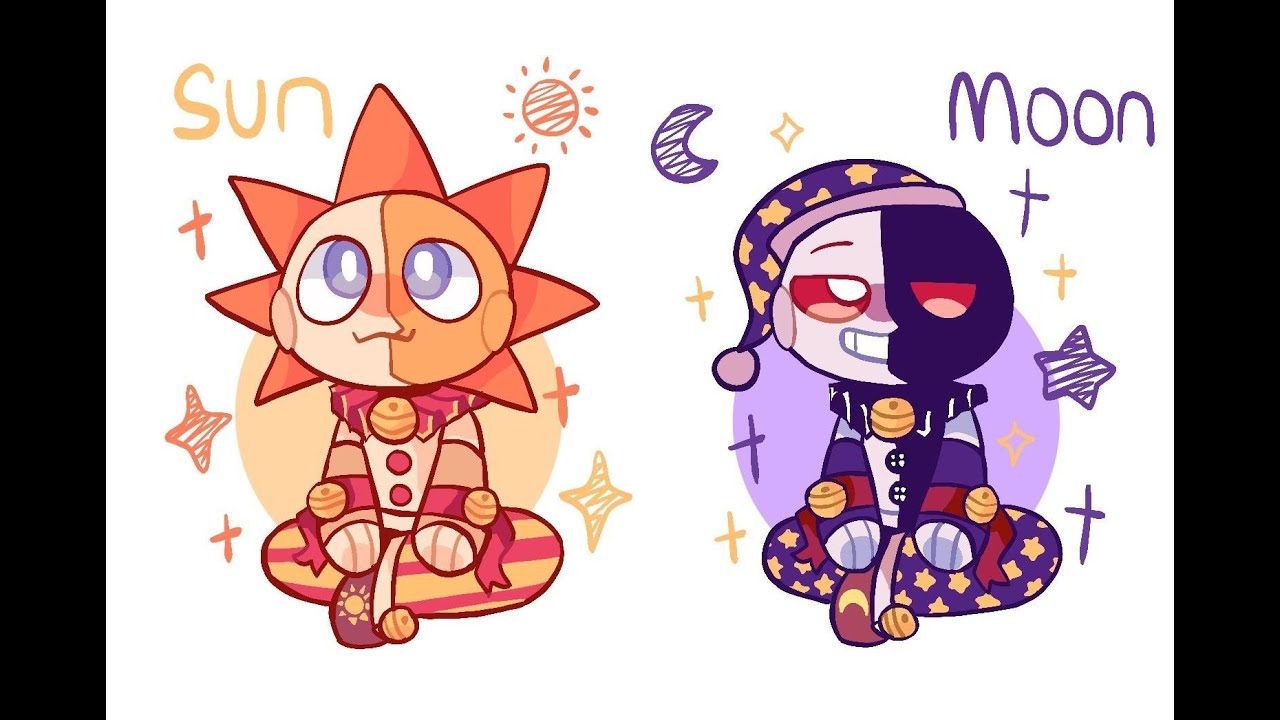 Glamrock-Toyfoxy and Toychica met Sun and Moon in Gacha life - YouTube
