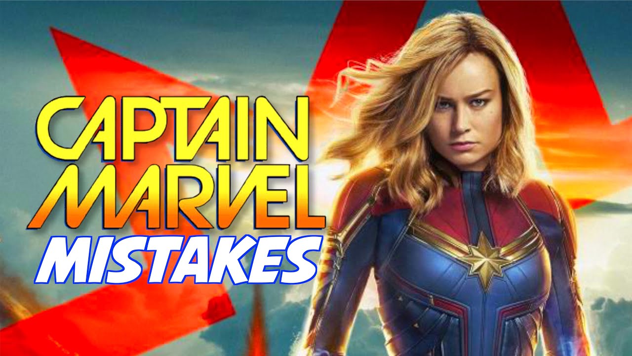 Avengers Captain Marvel Movie Mistakes, Goofs and Fails ft. Brie Larson ...