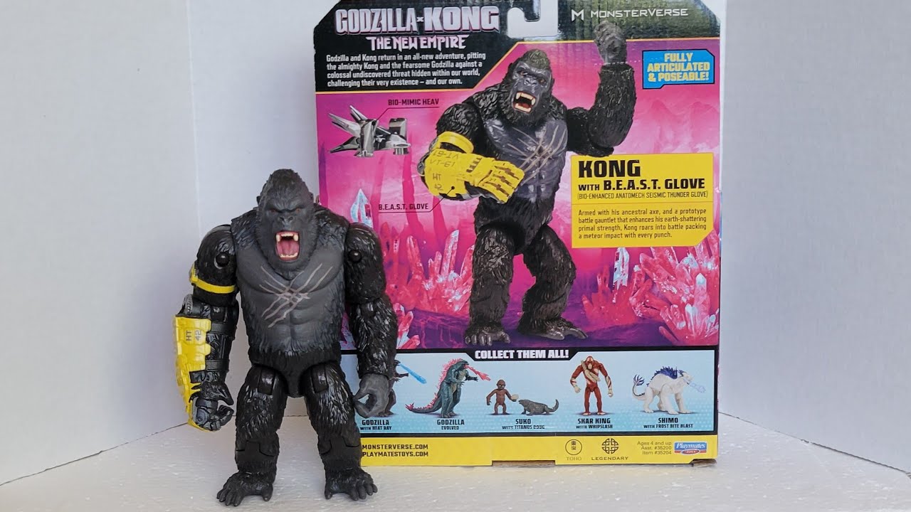 Godzilla x Kong The New Empire: Kong with B.E.A.S.T Glove - YouTube