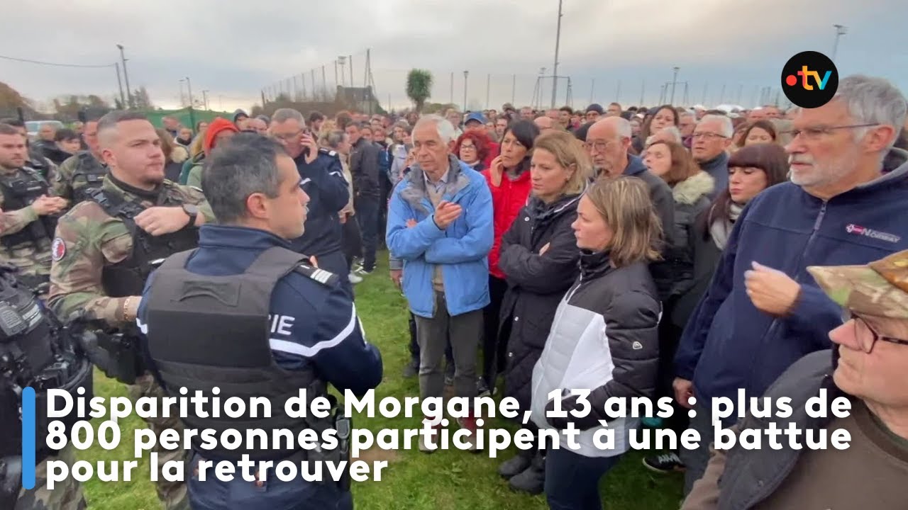 Disparition de Morgane, 13 ans : plus de 800 personnes participent à ...