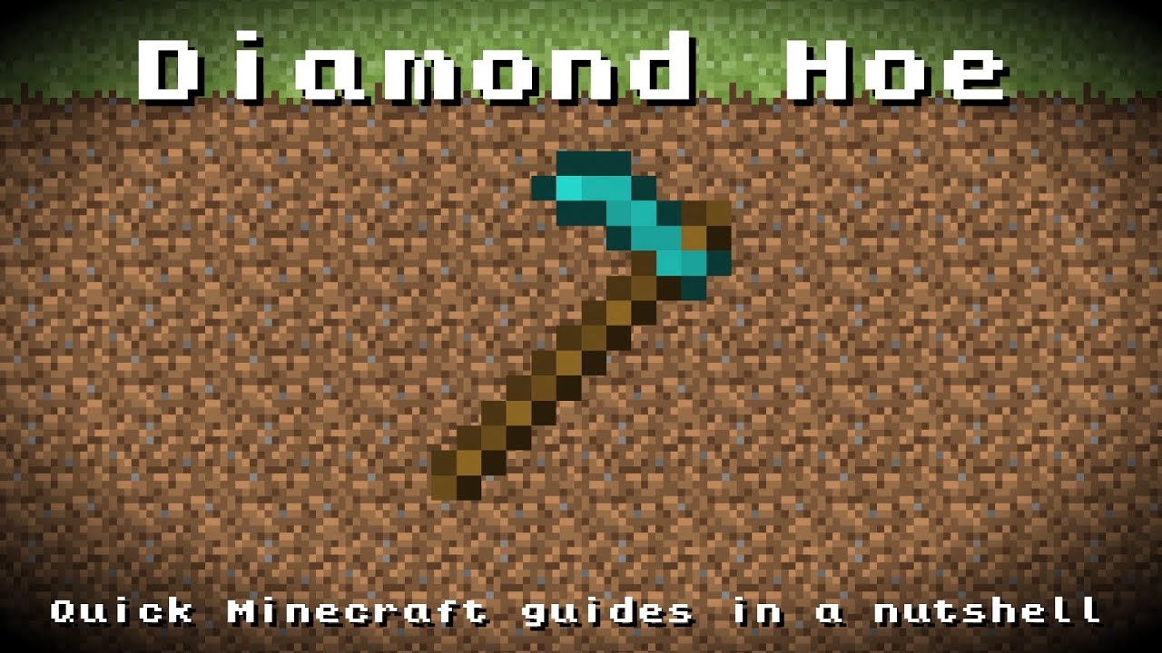 Minecraft - Diamond Hoe! Recipe, Item ID, Information! *Up to date ...