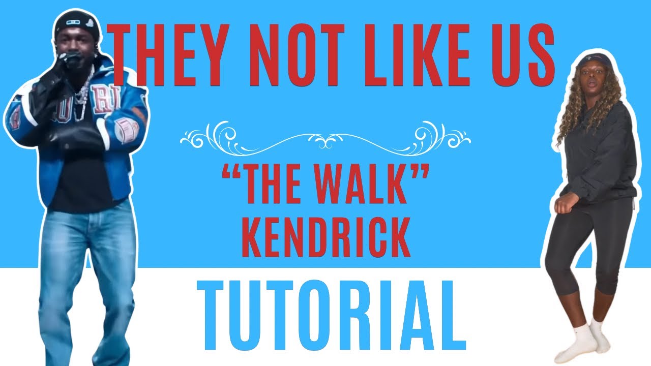 They Not Like Us Walk Kendrick Lamar* EASY DANCE TUTORIAL (beginner ...