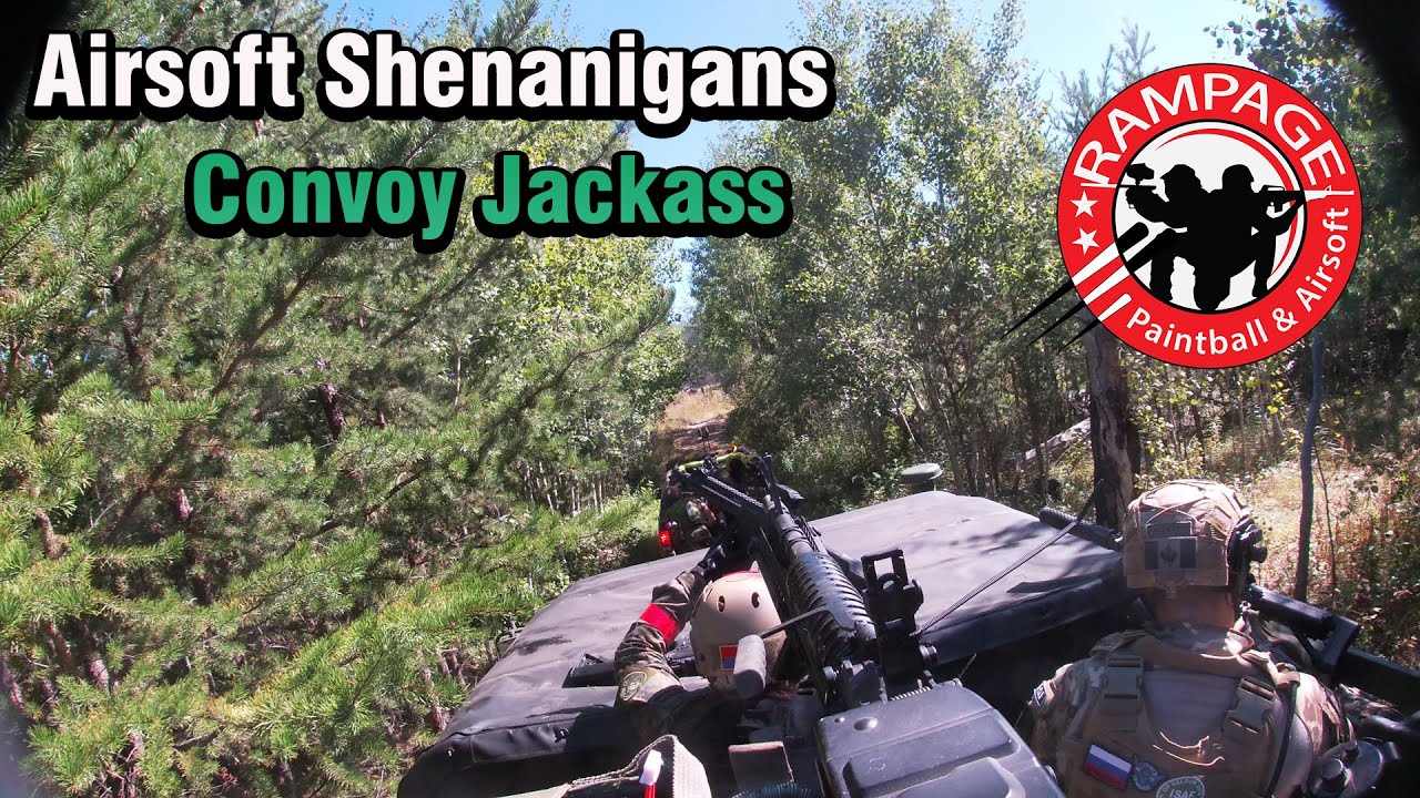 Airsoft Shenanigans - Convoy Jackass - Convoy Airsoft game - YouTube