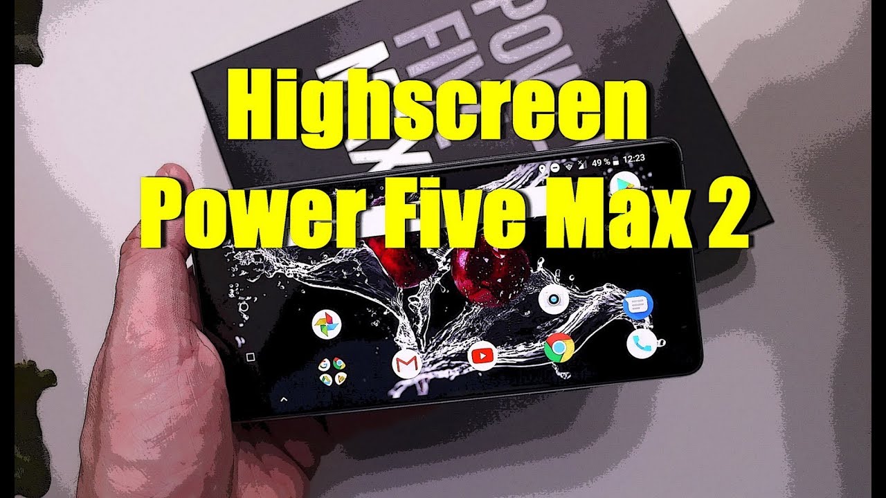 Смартфон Highscreen Power Five Max 2 - YouTube