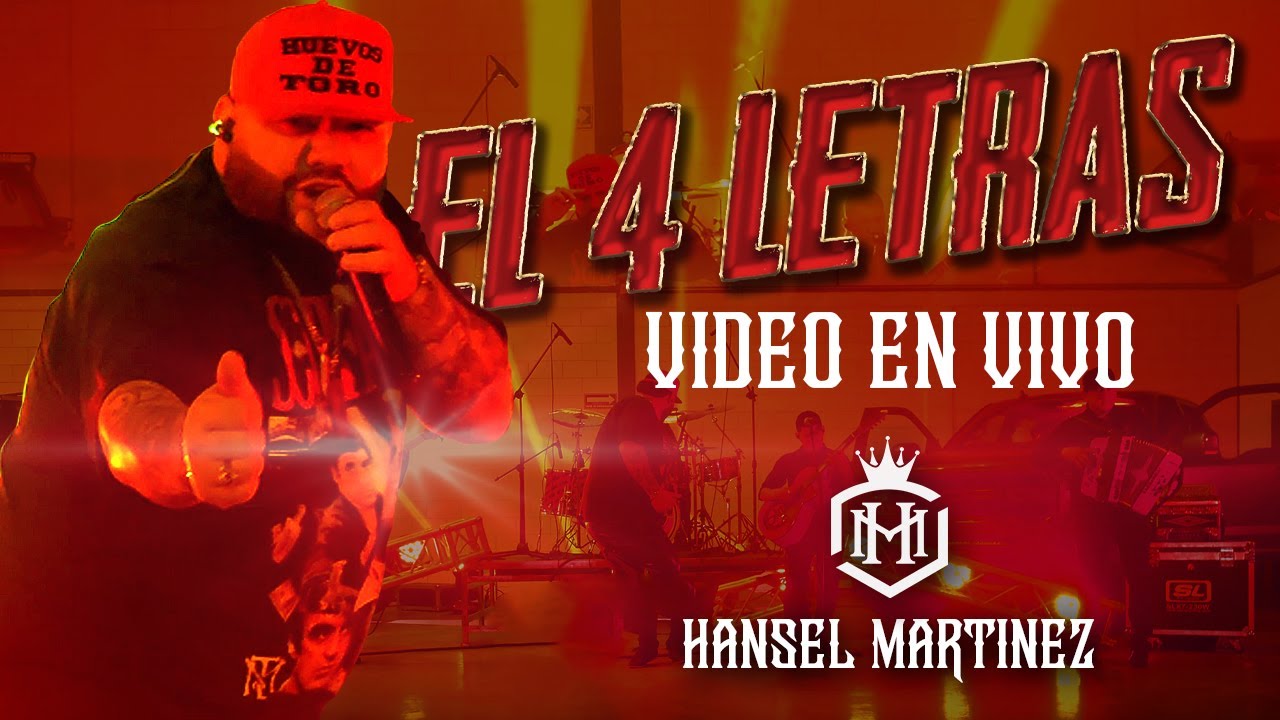 EL 4 LETRAS EN VIVO - YouTube