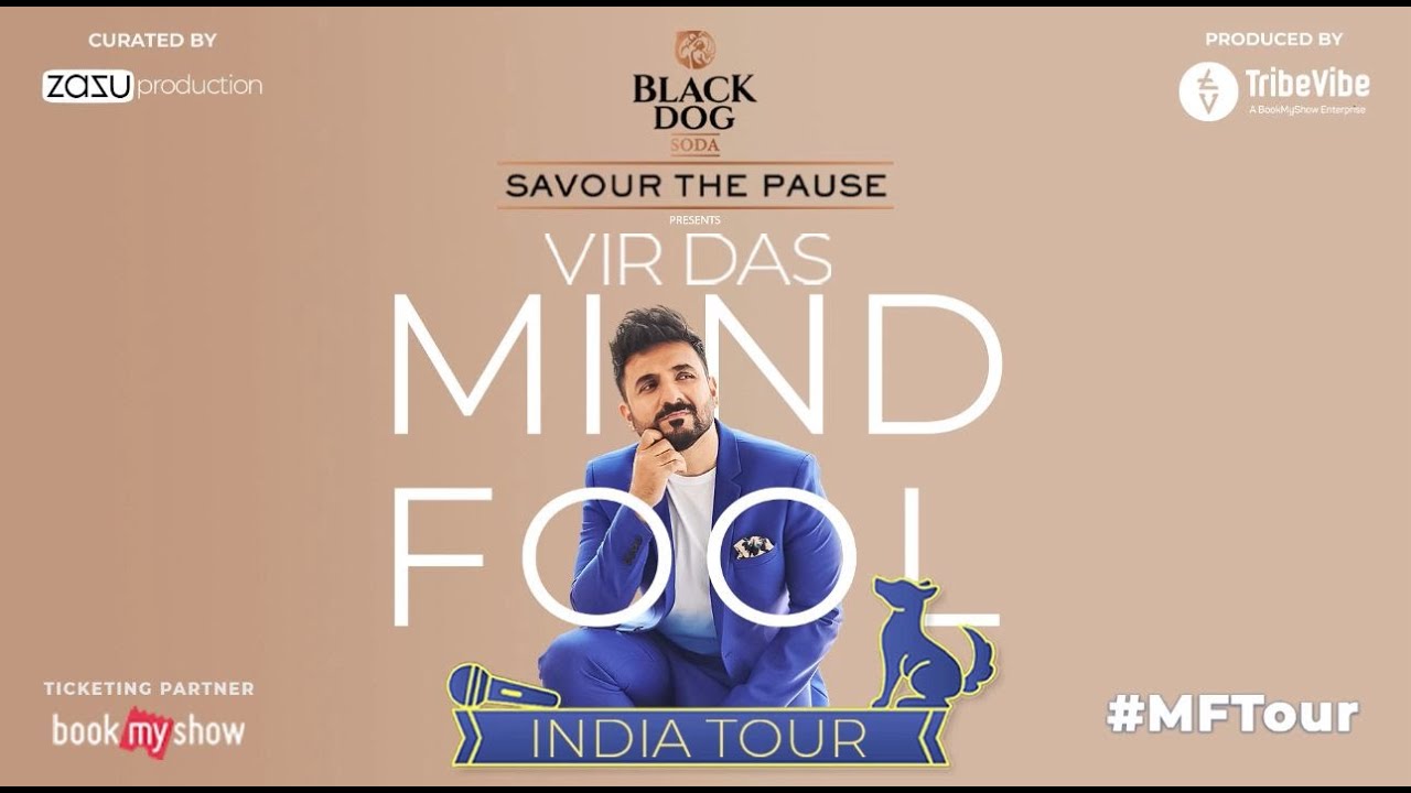 VIR DAS LIVE | MINDFOOL INDIA TOUR | INDIA TOUR 2023-2024 | COMEDY SHOW ...