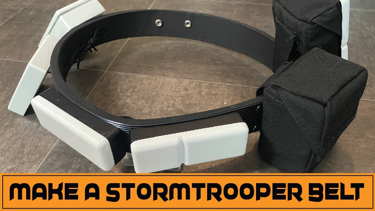 How to make a Stormtrooper belt (First Order) - YouTube