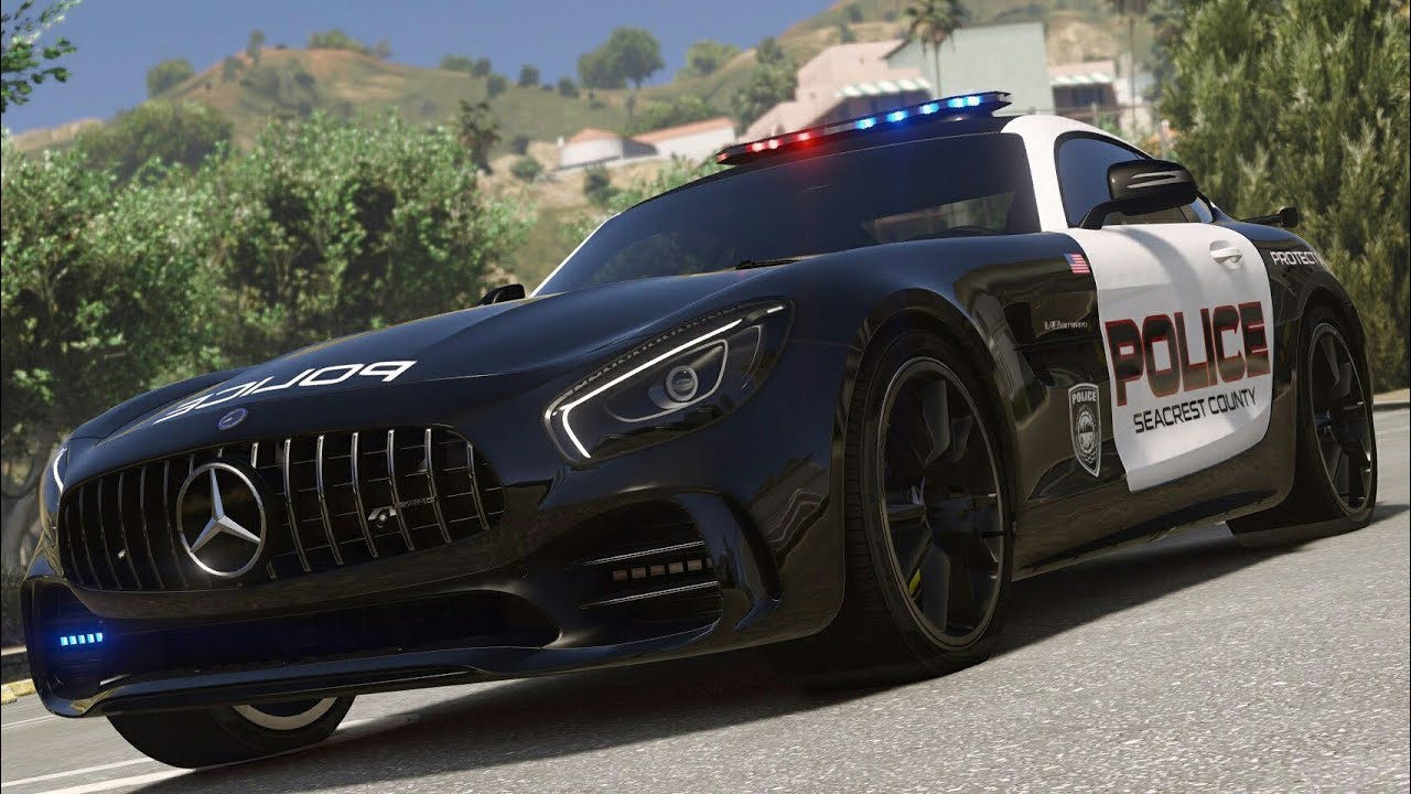 Mercedes police customization "Gt sport" - YouTube