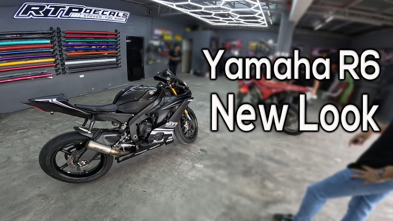 New Custom Decals For My Yamaha R6 | R6 Build series Ep.1 - YouTube