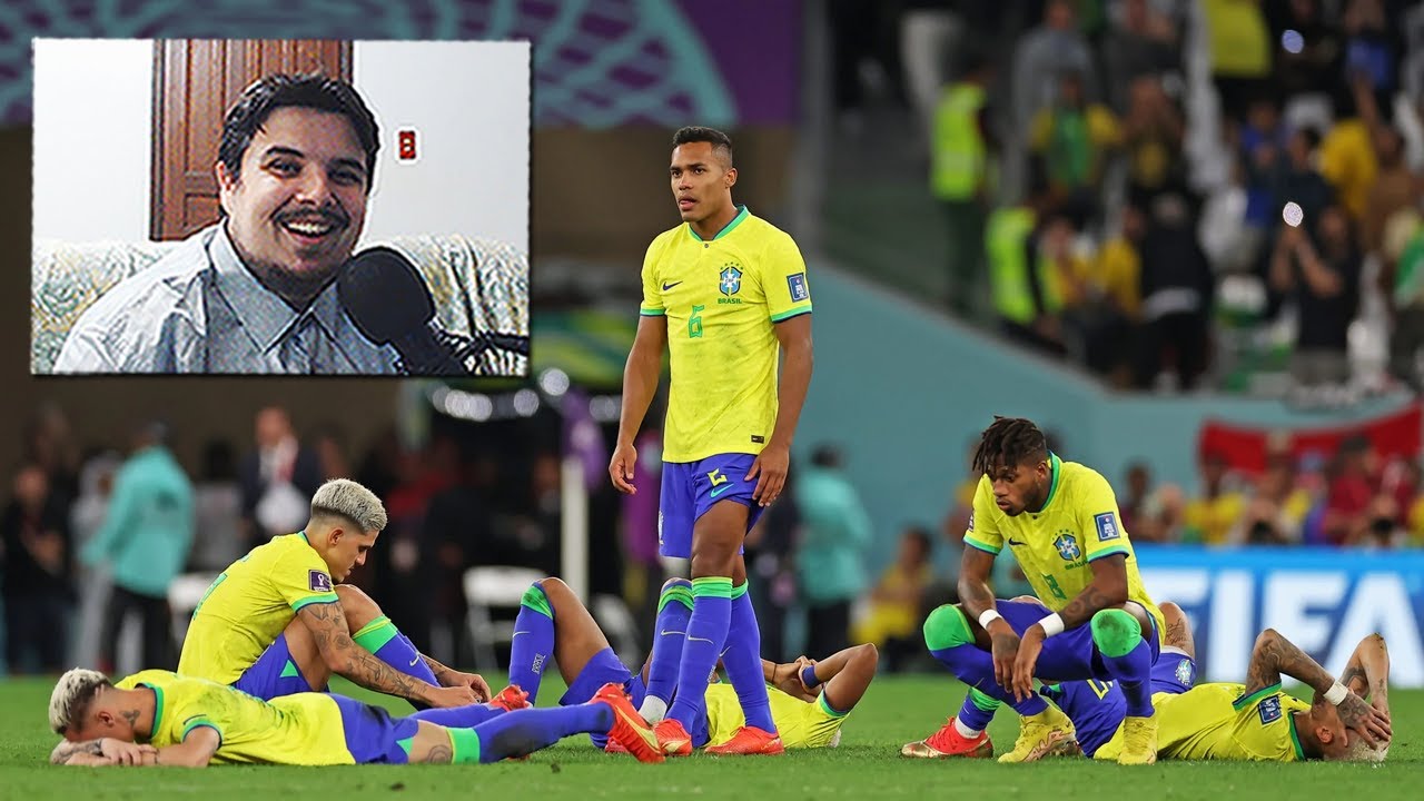 Um cara normal reage à Brasil vs Croácia na Copa do Mundo 2022 - YouTube