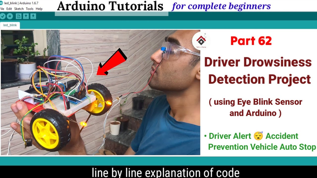 Driver Drowsiness Detection Project 😴 | Anti Sleep Alarm System using ...