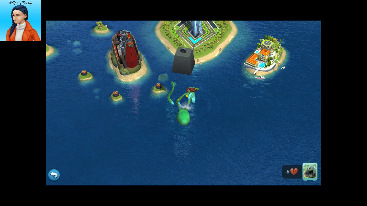 Attacking Monster with 16 tons - Simcity Buildit - YouTube