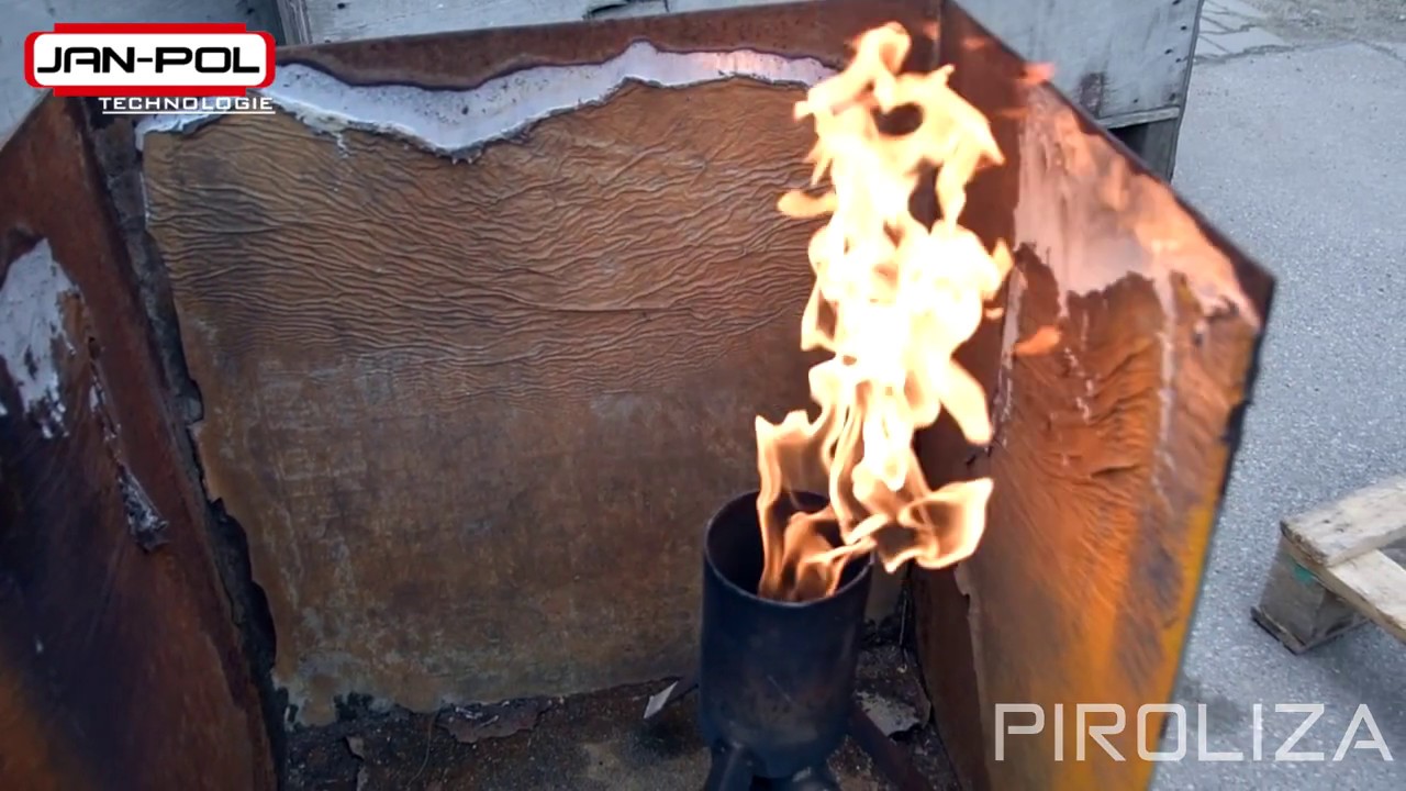 PIROLIZA Janpol technologie - YouTube