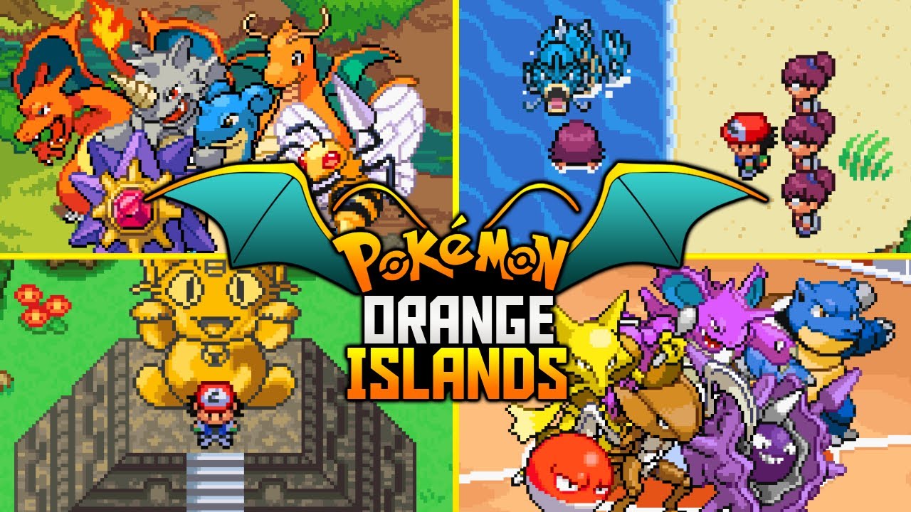 UPDATED Pokemon GBA Rom With Orange Archipelago, Ash Ketchum, Unique ...