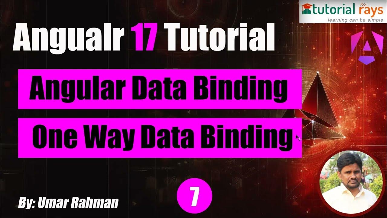 7. Angular 17 One Way Data Binding: Learn with Practical Example - Tutorial Rays - YouTube