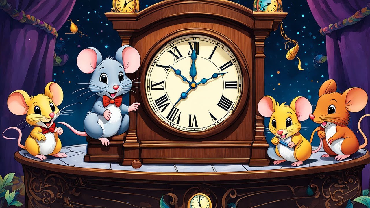 Hickory Dickory Dock Song | Classic Nursery Rhyme & Lyrics for Kids ...