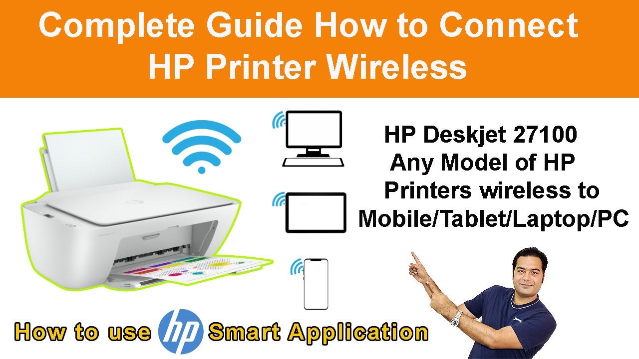 How to connect wireless printer Part 1 | myTechchannel100 - YouTube