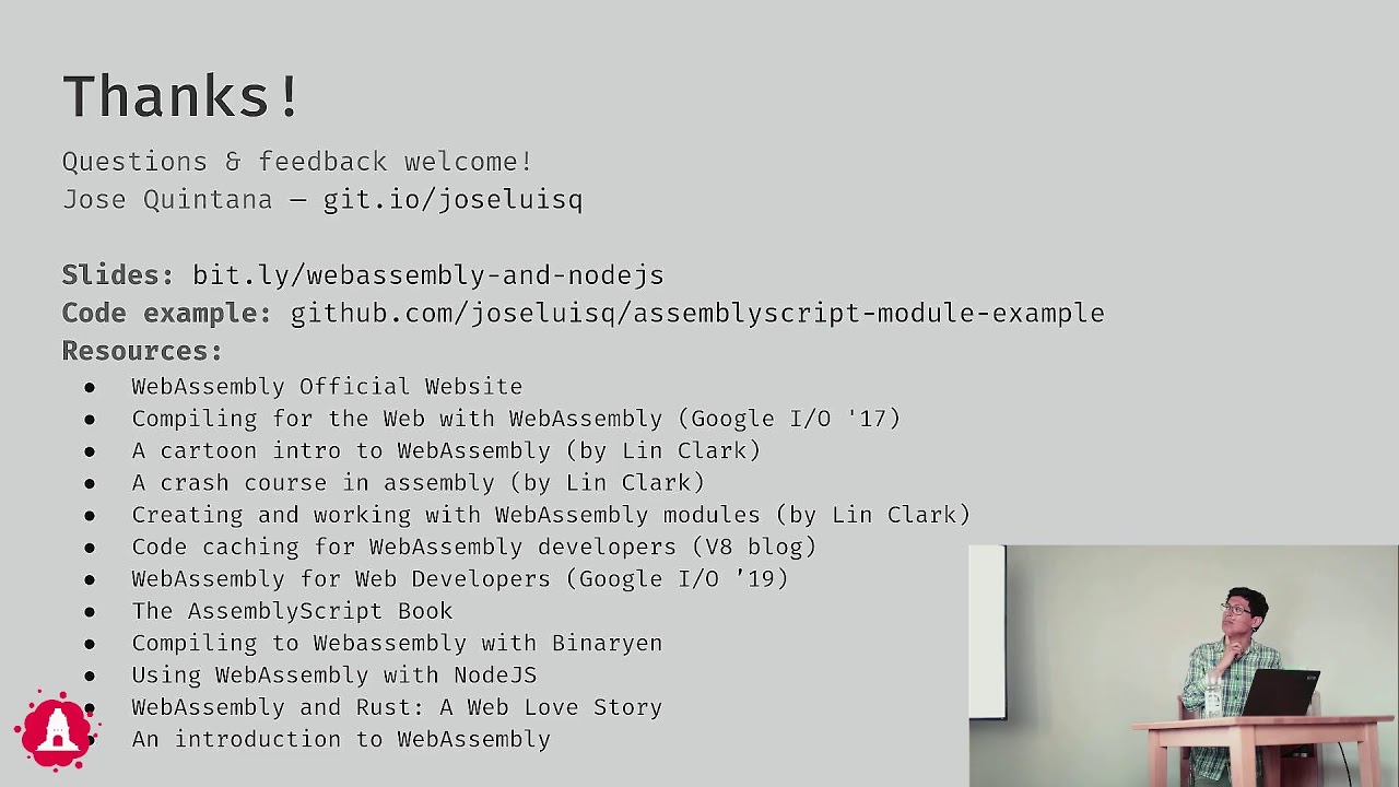 NodeJS Meetup Leipzig #6: WebAssembly and NodeJS - YouTube