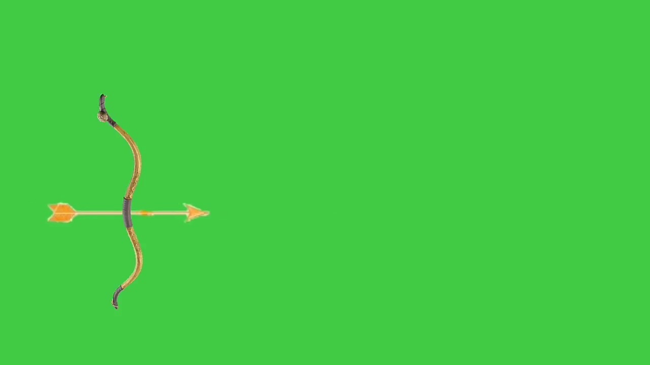 Bow and arrow green screen video - YouTube