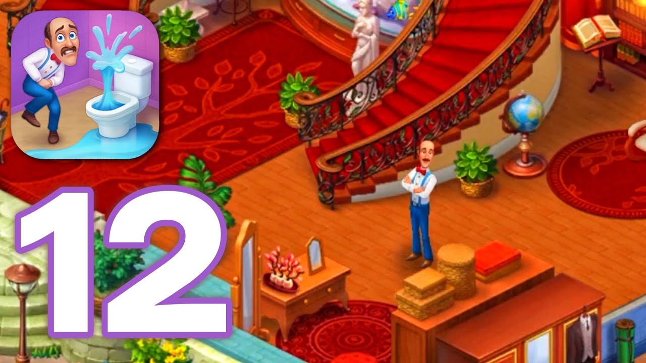 Homescapes - Gameplay Walkthrough - Part 12 (iOS, Android) - YouTube