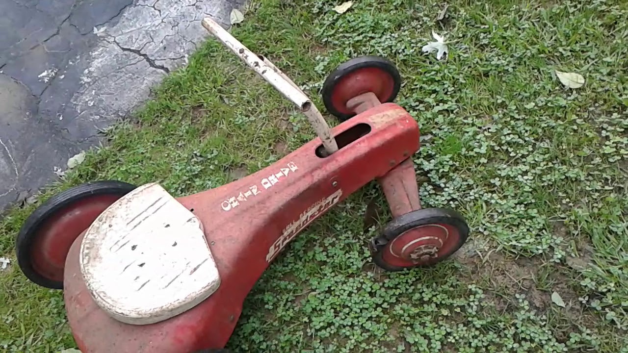 1950's Garton Speedster Pedal car Pull Car - YouTube