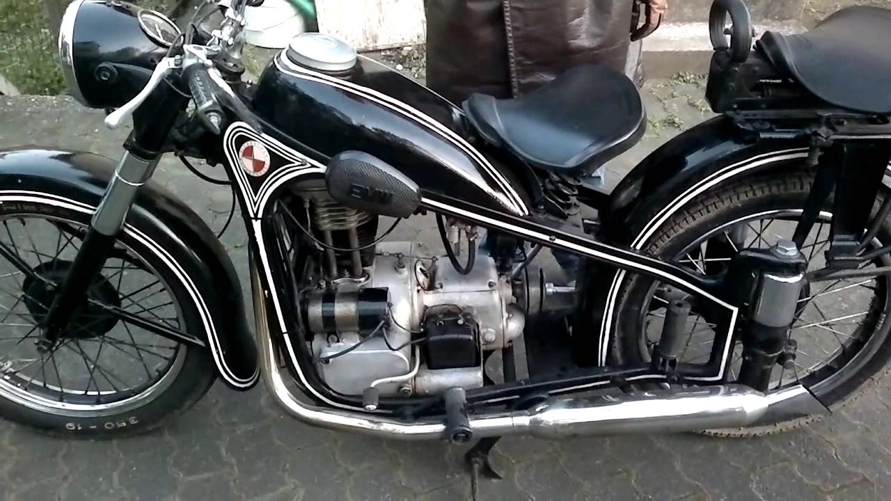 EMW R 35/3 Start mit Fehlzündungen - YouTube