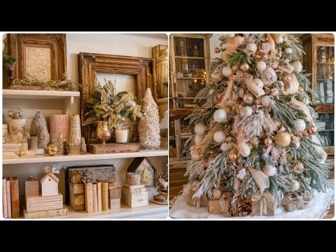 French Country Christmas Decorating Ideas 2025 | Vintage Chic, Soft Neutrals & Old-World Magic
