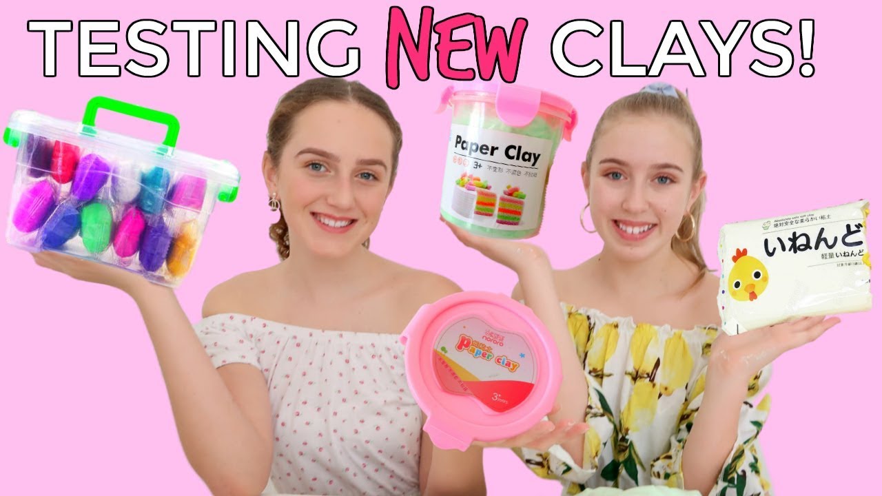 TESTING NEW CLAY FOR MAKING BUTTER SLIME 2018! - Paper Clays - Millie ...