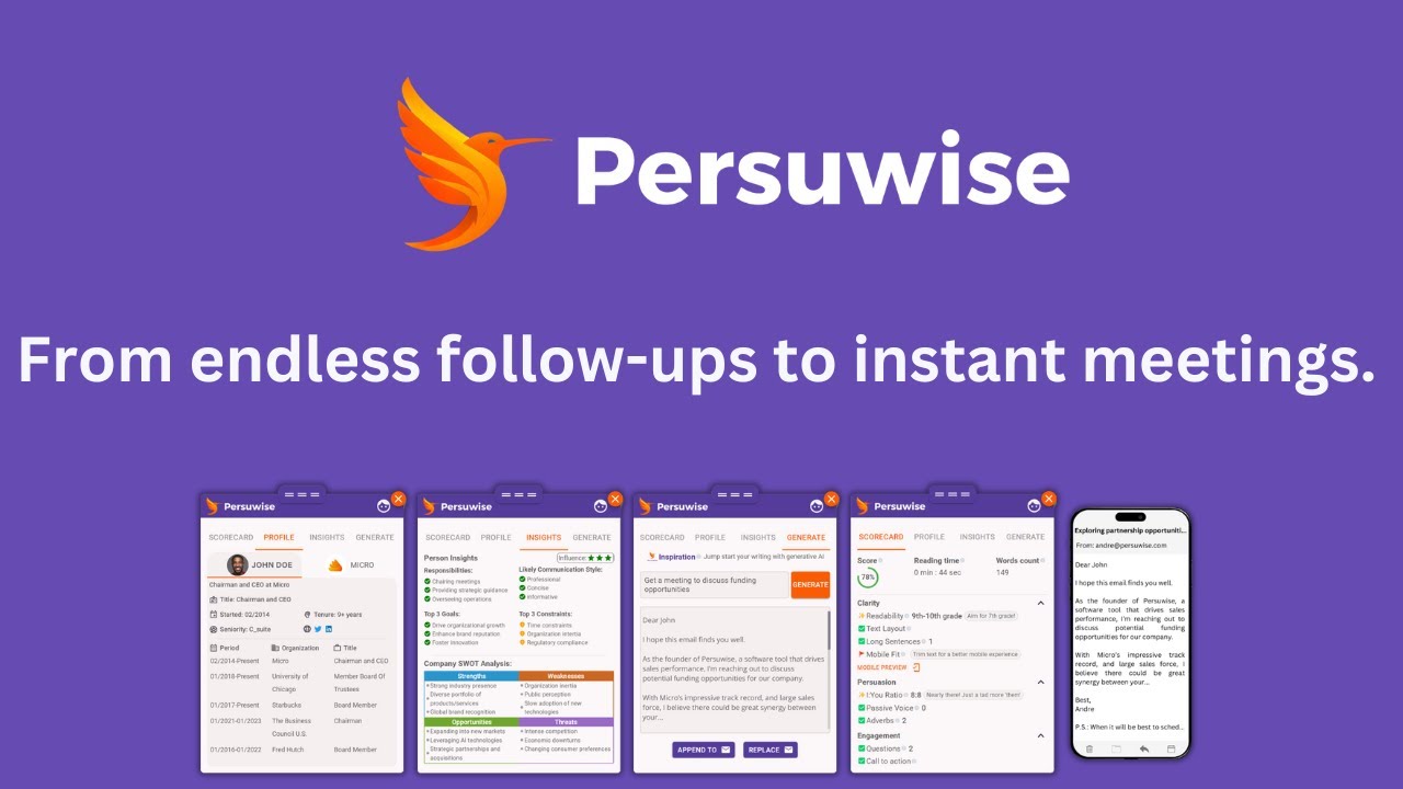Persuwise Presentation - Sneak Peak - YouTube