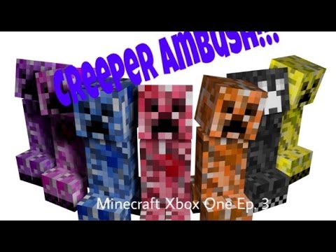 Minecraft Xbox One Ep. 3 - Mob Massacre, Creeper Ambush, Zombie Mini ...