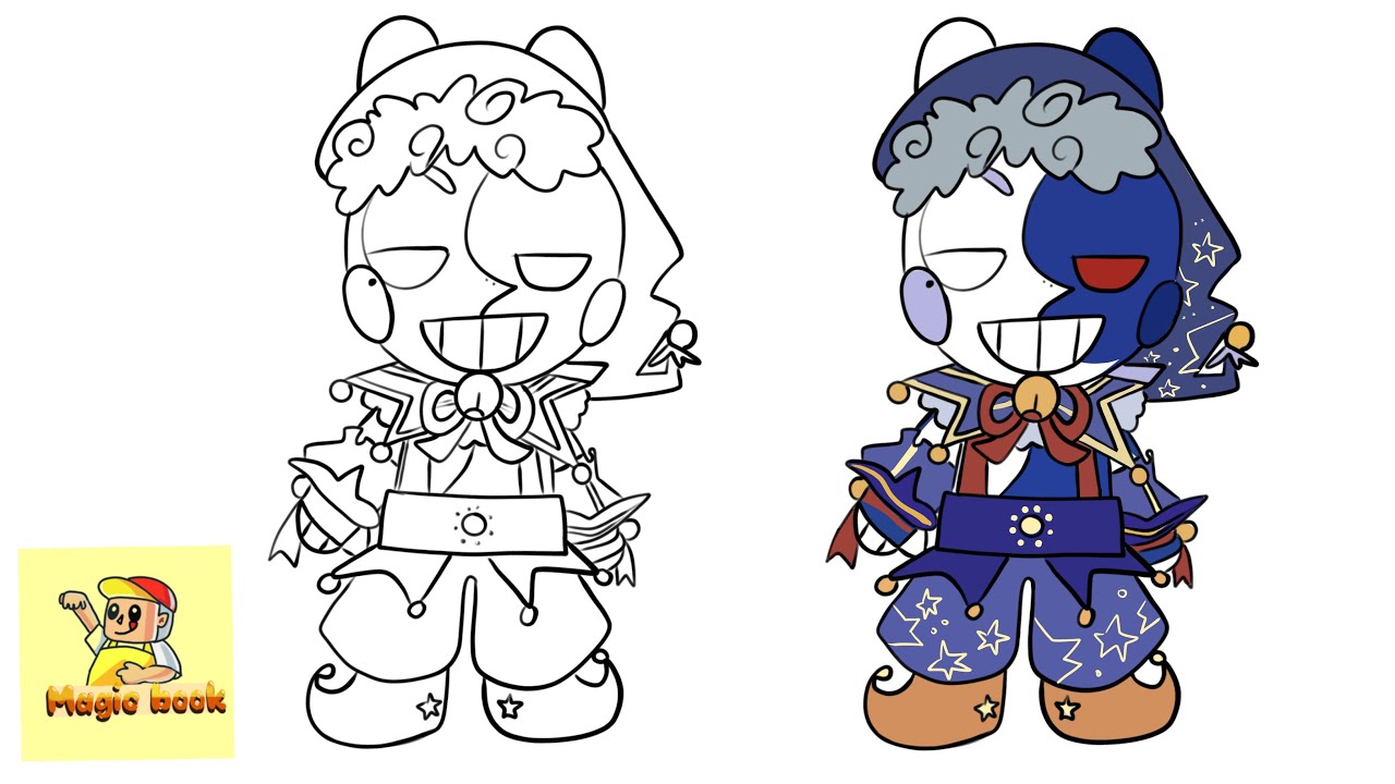 How to Draw MOONDROP - SECURITY BREACH FNAF - YouTube