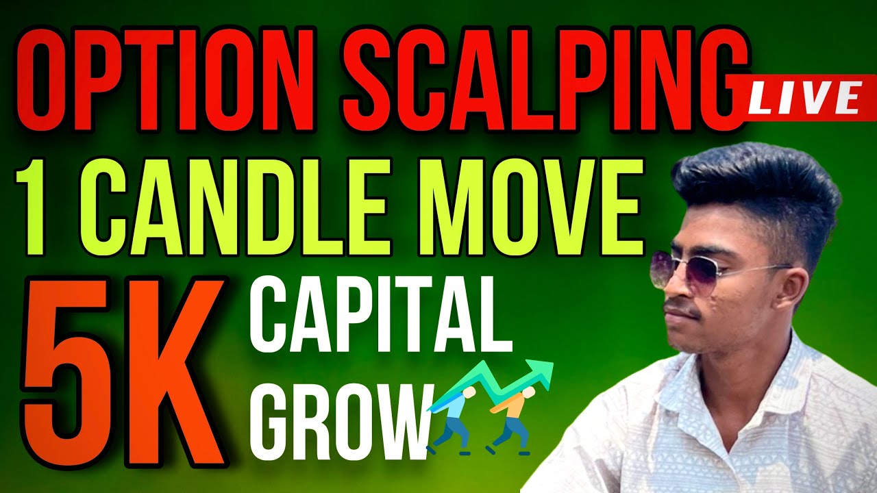 Live Option Scalping: 1 Candle Move | Grow 5k Capital | 15 July - YouTube