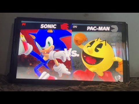 Sonic VS Pac-Man In Super Smash Bros Ultimate Gameplay - YouTube