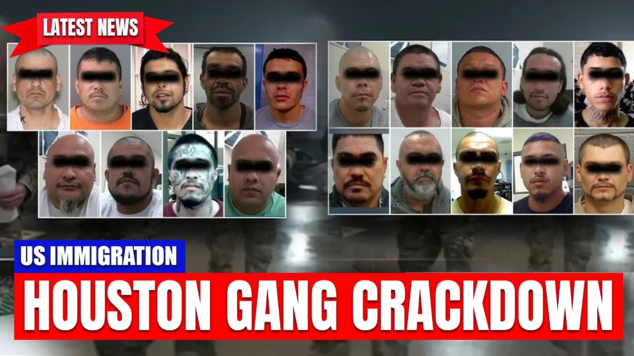 Mass Gang Bust in Houston by ICE... US Immigration - YouTube
