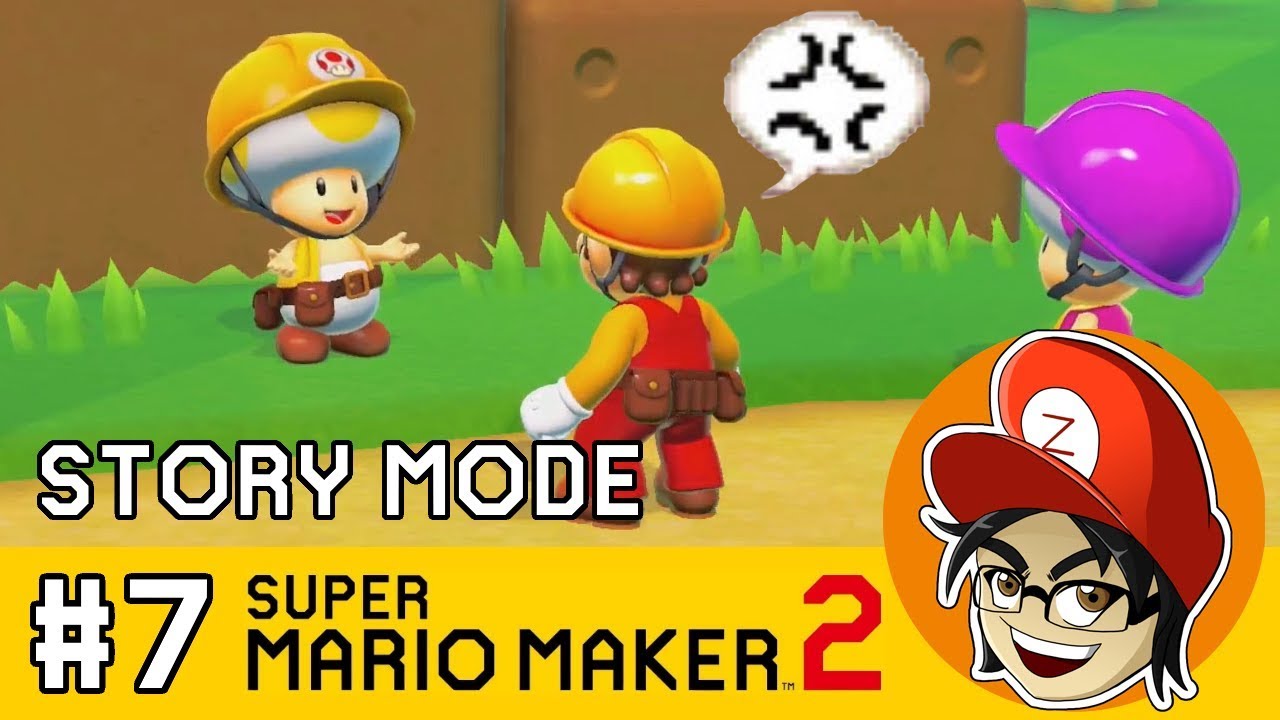 YELLOW IS LAZY | Story Mode Super Mario Maker 2 Part 7 - YouTube