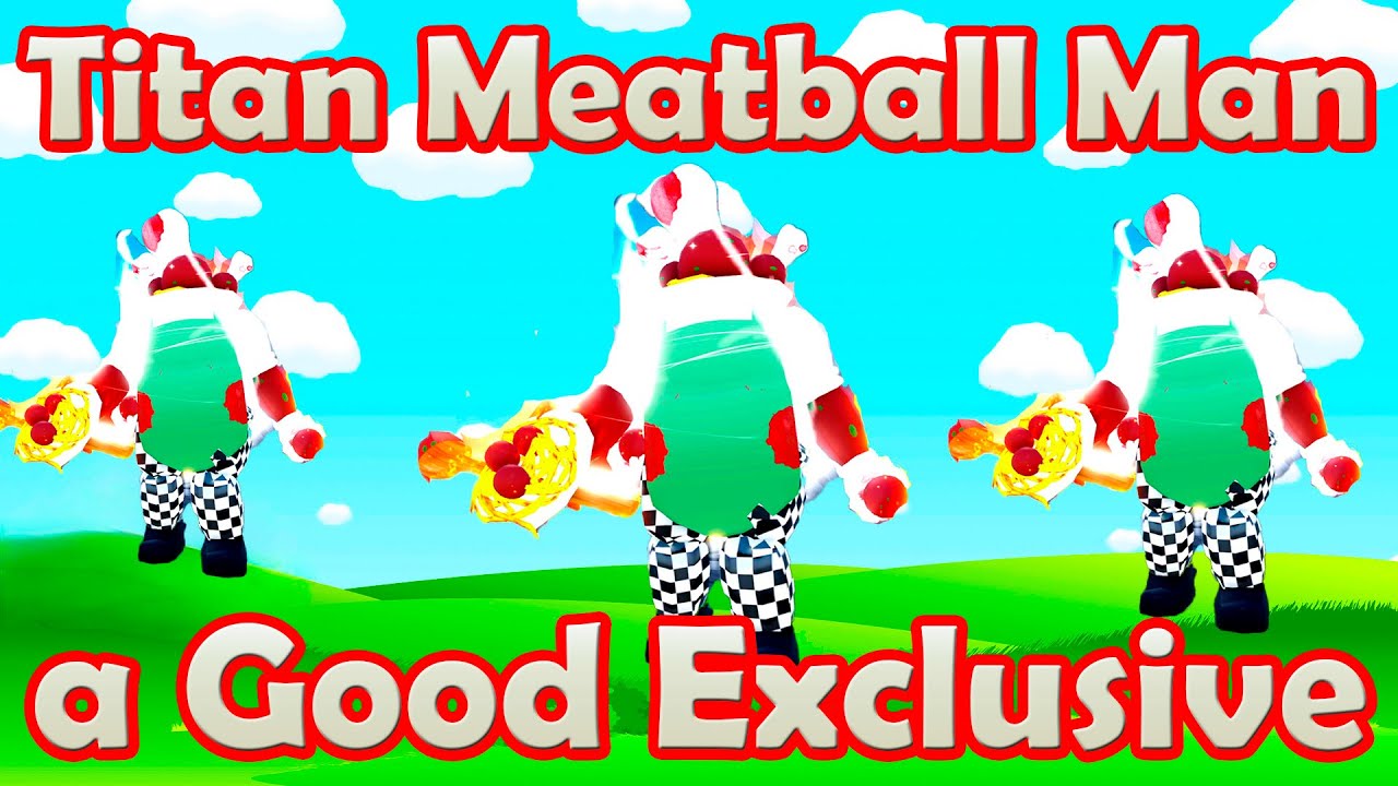 Only Titan Meatball Man in Endless Mode Roblox Toilet Tower Defense ...