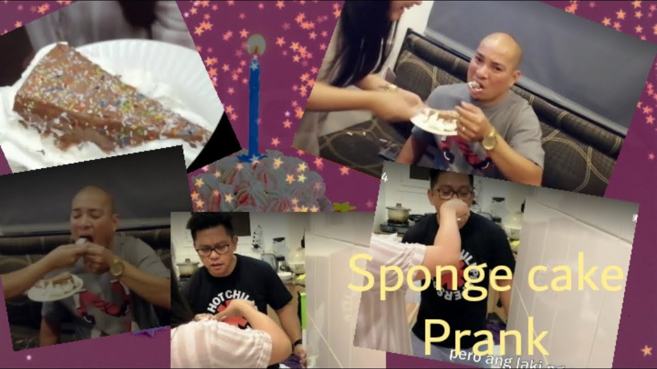 Sponge Cake Prank to my KUMPARE Morphz ft. Edgar (Laughtrip Sobra ...