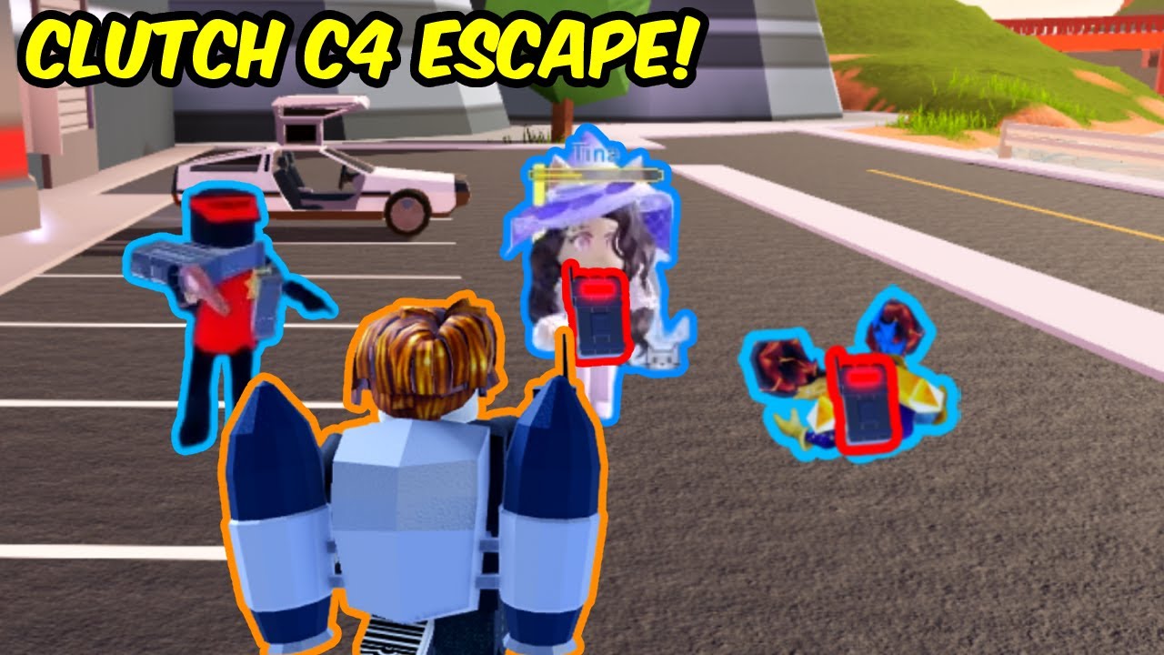 THE CLUTCHIEST C4 POWER PLANT ESCAPE EVER! | Roblox Jailbreak - YouTube