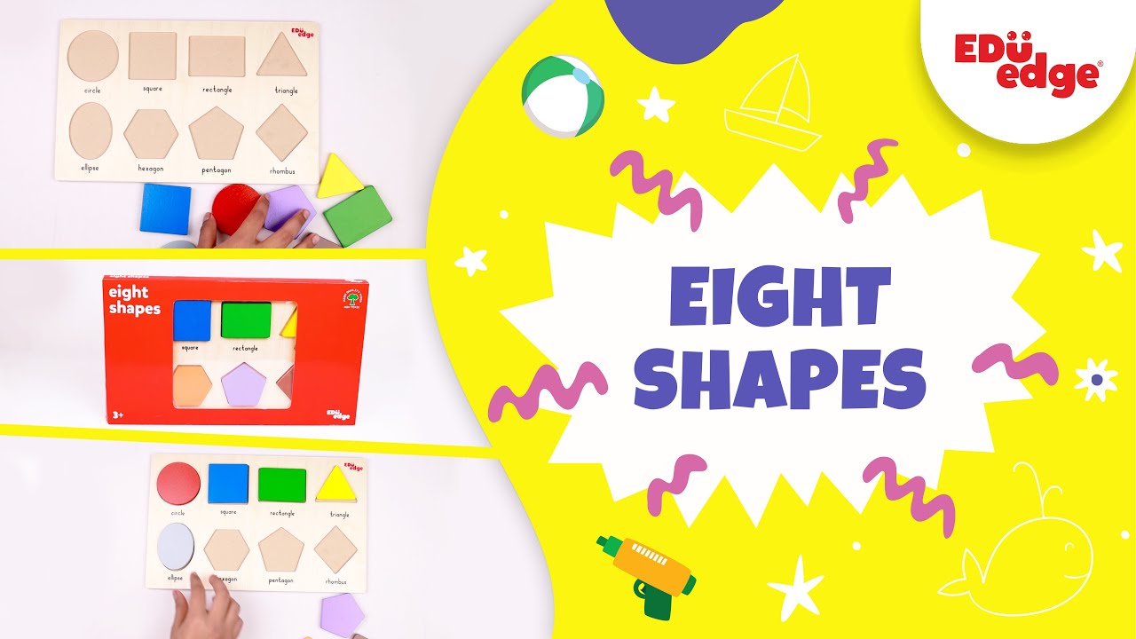 Eduedge - Eight shape | Blocks and Manipulative | Wooden Toys ...