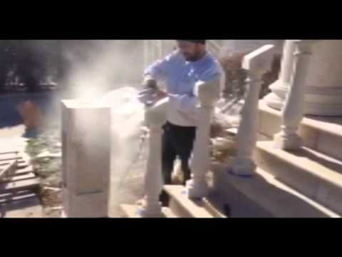Concrete Baluster and Railing Installation - YouTube