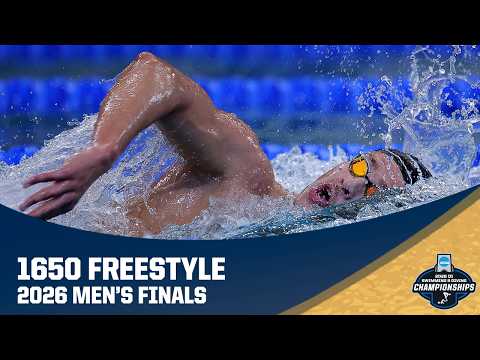 NCAA record in men's 1650 freestyle: 2026 NCAA swimming championships