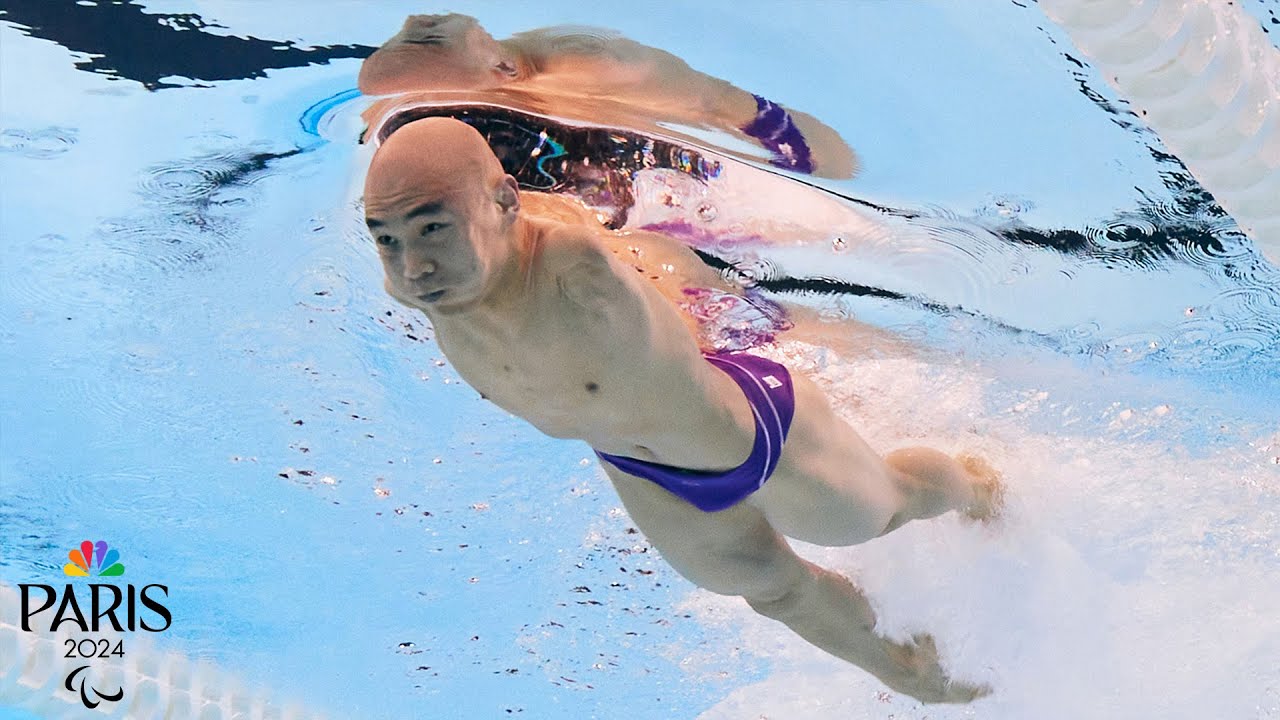 29.33! Sensation Guo Jincheng TORPEDOES WORLD RECORD in 50 free for 4th medal of Paralympics ...