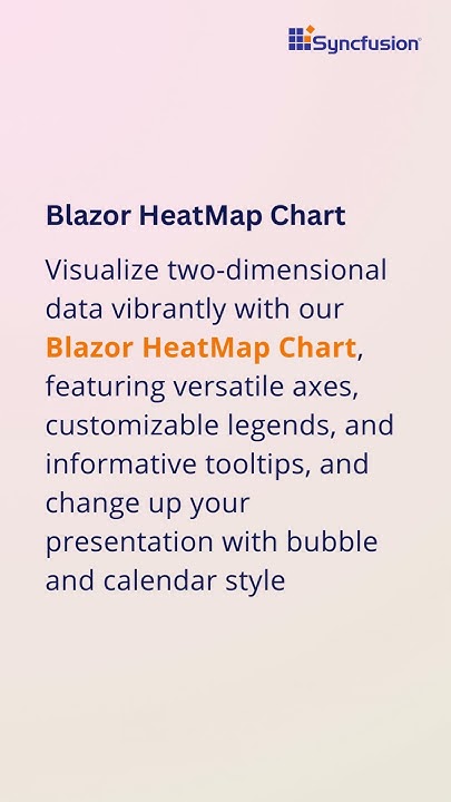 Visualize Two-Dimensional Data with Blazor HeatMap Chart - YouTube